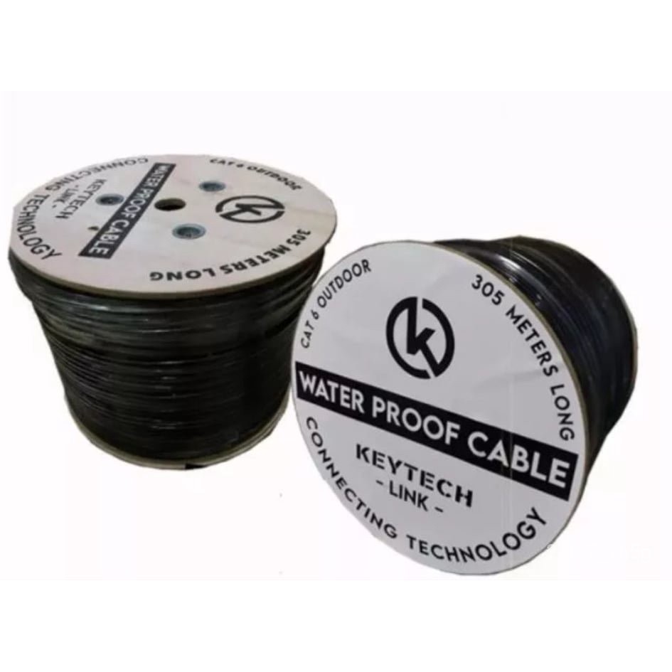 RQ+KENLEI Outdoor Cat6 300M Full Meter Outdoor UTP Cable CCA Cat6e Lan ...