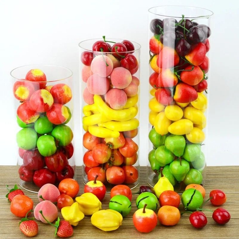 20PCS Artificial Fake Fruit Mini Fruits Simulation Fruits Vegetable ...