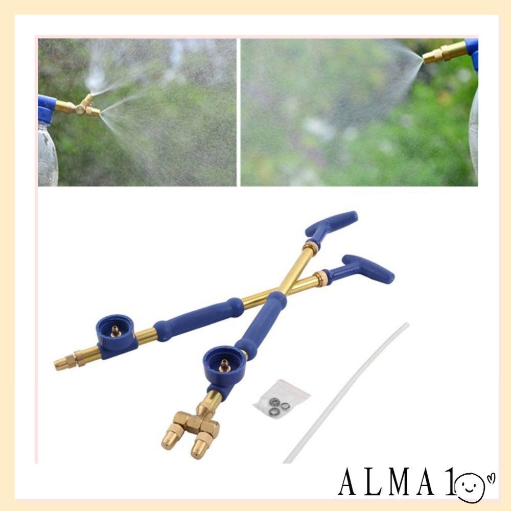 ALMA Atomizing Misting Nozzle, Brass High Pressure Irrigation Sprayers, Adjustable Universal ...