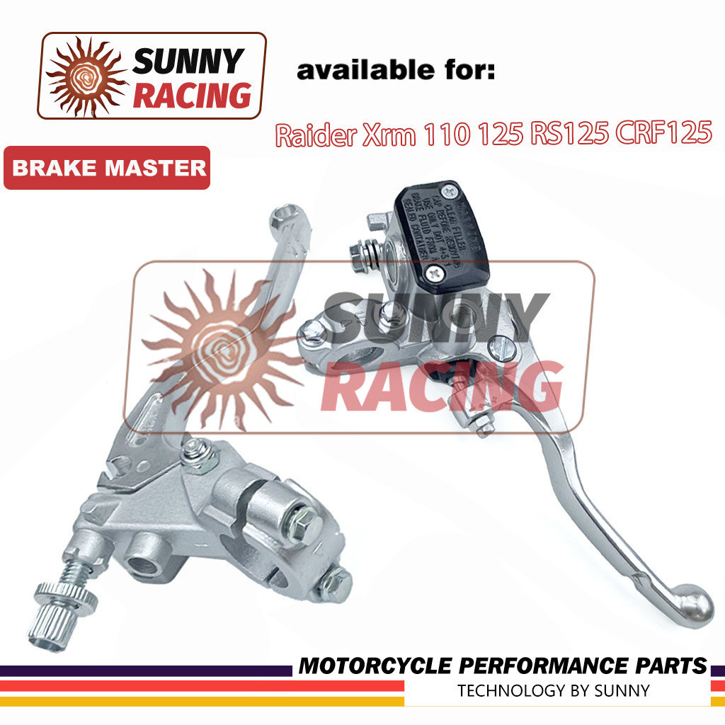 For Raider Xrm 110 125 RS125 CR CRF125 7/8" 22mm Handlebars KTM Brake Master Cylinder Brake ...