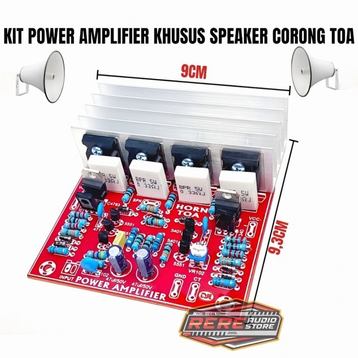 Special Power Driver TOA Complete Final+Best Quality Heatsink | Shopee ...