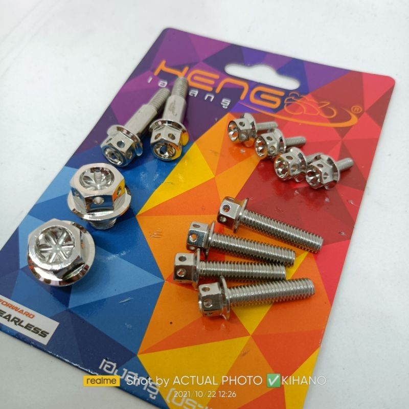 NMAX V1 AND V2 LEVER BOLTS ,FLUID CAP BOLTS, SIDEMIRROR BOLTS,CLAM ...