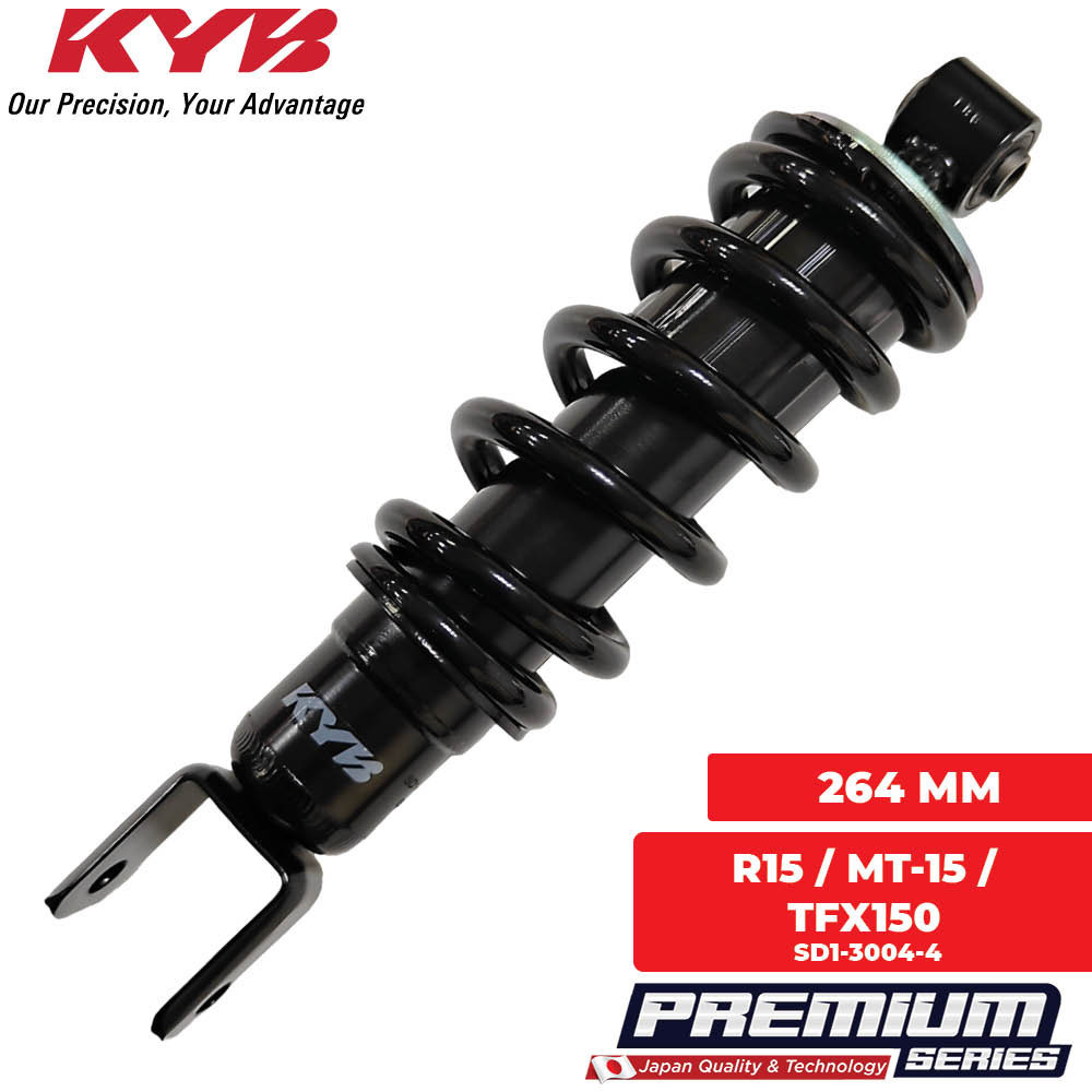 KYB Premium R15 / MT-15 / TFX150 [264MM] Motorcycle Shock Absorber ...