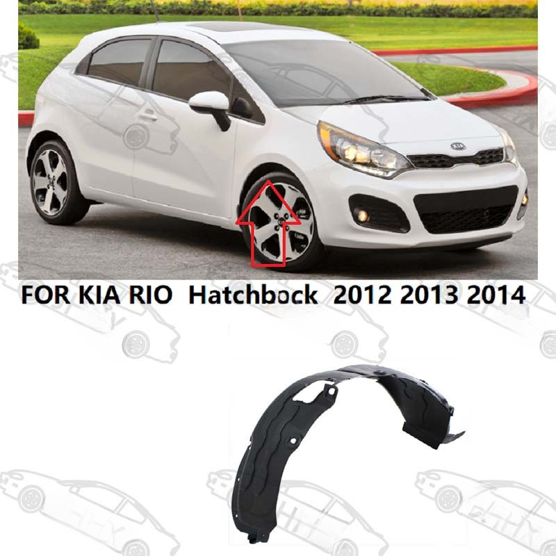 fender liner for Toyota Kia Rio Hatchback 2012 2013 2014 Front Driver ...