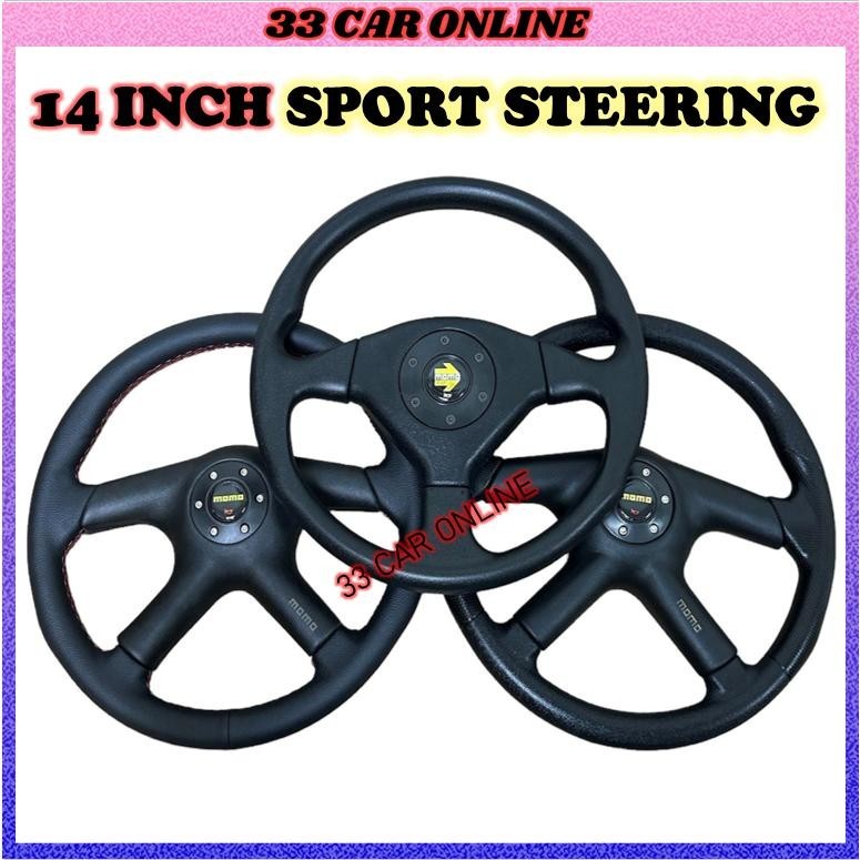 14'' Inch Momo Putra & Evo 3 Sport Steering 4 Stroke Universal 14 Inch ...