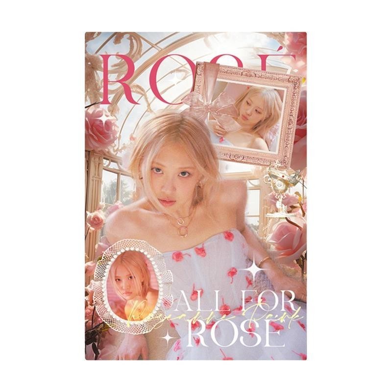 R ROSÉ Park Chae Young Merchandise Gypsophila set Hand-Frame Postcard Photocard BLACKPINK ...