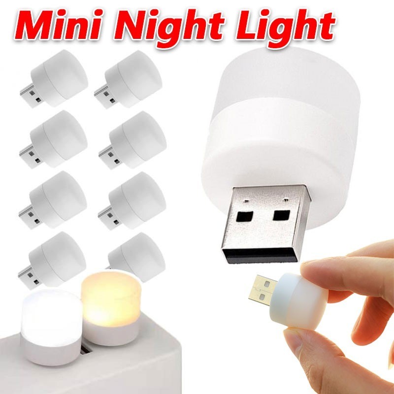 Mini USB Plug-in Night Light / LED Eye Protection Reading Lights ...