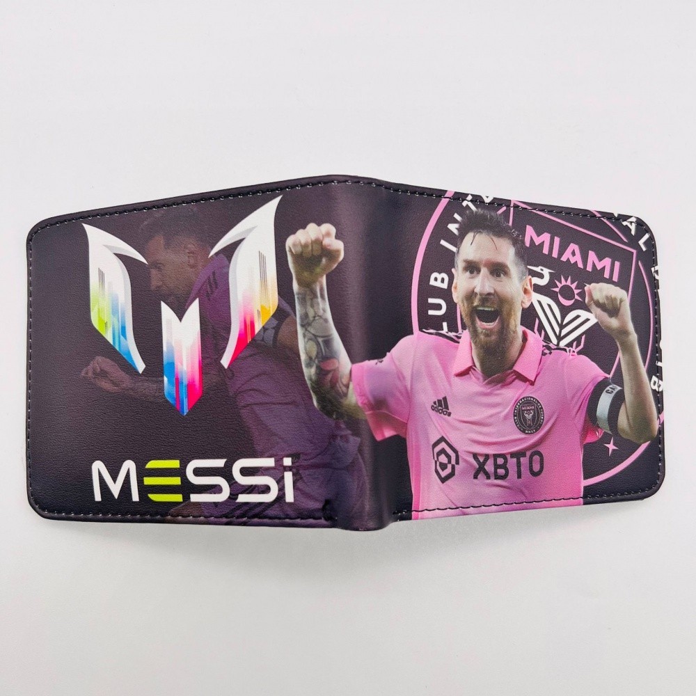 Bi-Fold Wallet Full Color Printing World Football players Team Coin ...