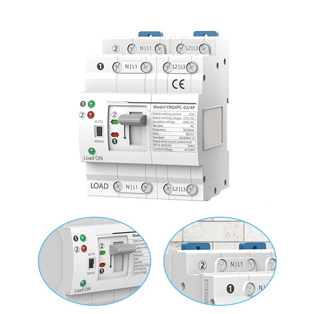 Automatic Transfer Switch Seamless Power Source Switch Stable Power ...