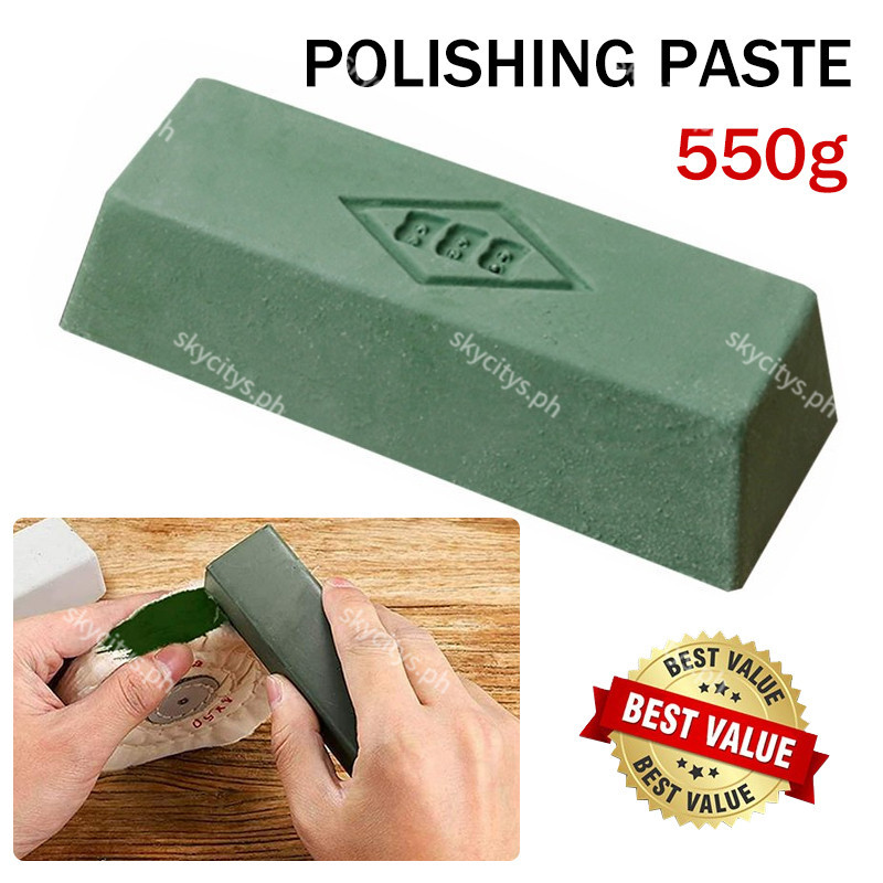 500g Compound Polishing Paste Wax Metal Brass Grinding Abrasive Soap ...