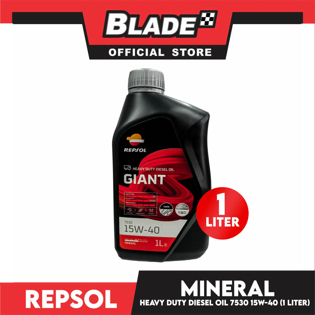 Repsol Giant Heavy Duty Diesel Oil 7530 15W-40 1 Liter | Shopee Philippines