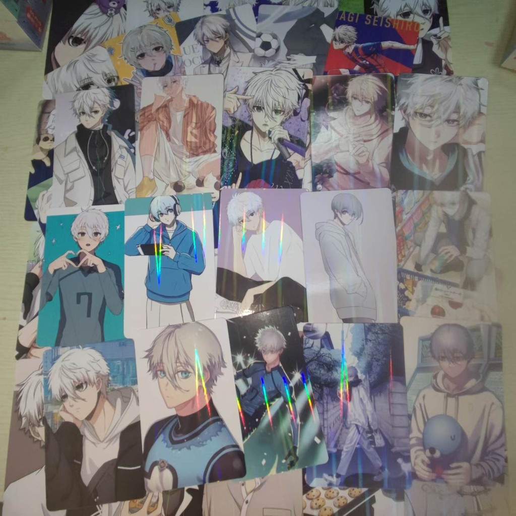 [24H SHIP]Anime BLUE LOCK Nagi Seishiro Lomo Cards 55PCS Nagi Seishiro ...