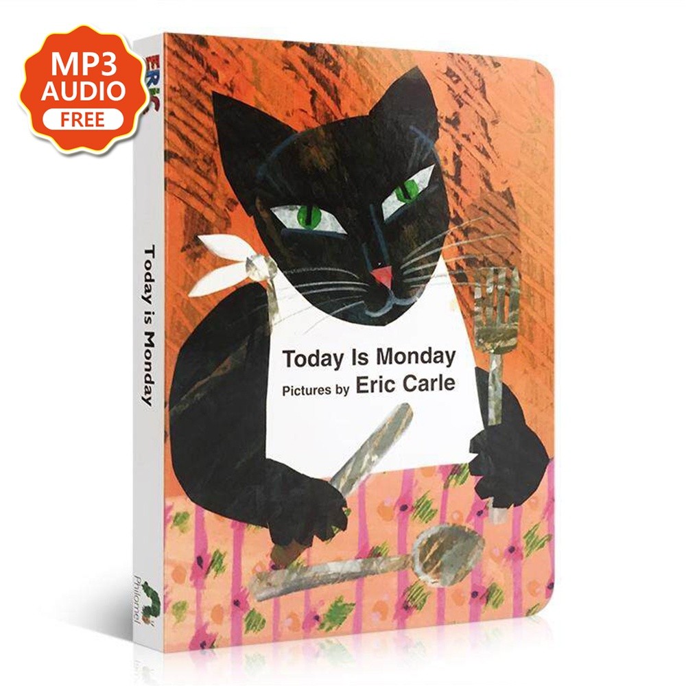 Today Is Monday Eric Carle Board Books Children English Picture ...