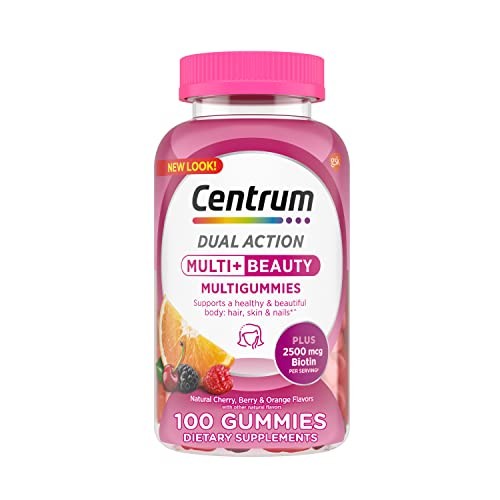 Centrum MultiGummies Multi+ Beauty Dual Action Multivitamin - 100 Count ...