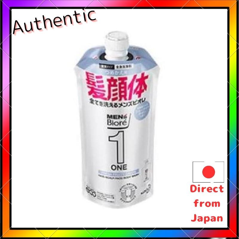 Men's Biore One All-in-One Body Wash Refreshing Fruity Soap Scent Refill 340ml | Shopee Philippines