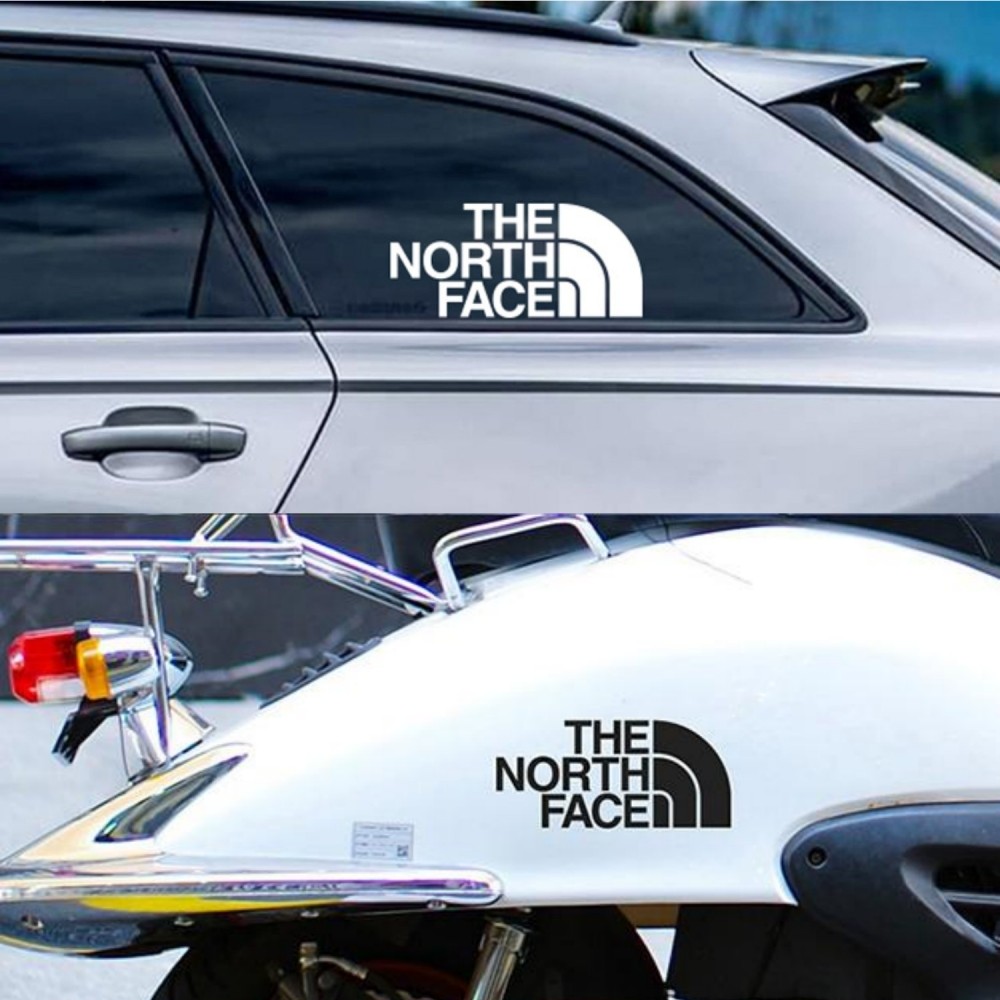 THE NORTH FACE Car sticker JDM Sticker Cutting On Waterproof Sticker ...