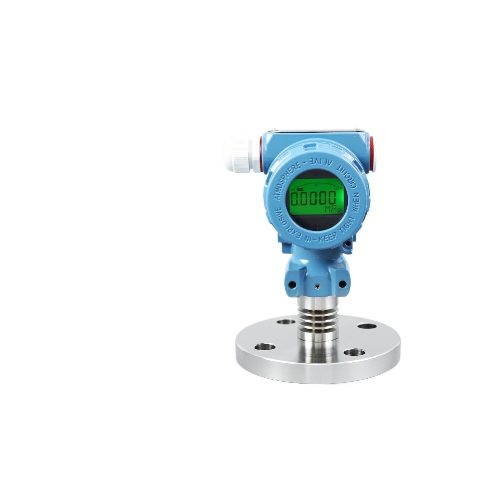 PCM450F digital display type single flange diaphragm pressure transmitter 4-20mA liquid level ...