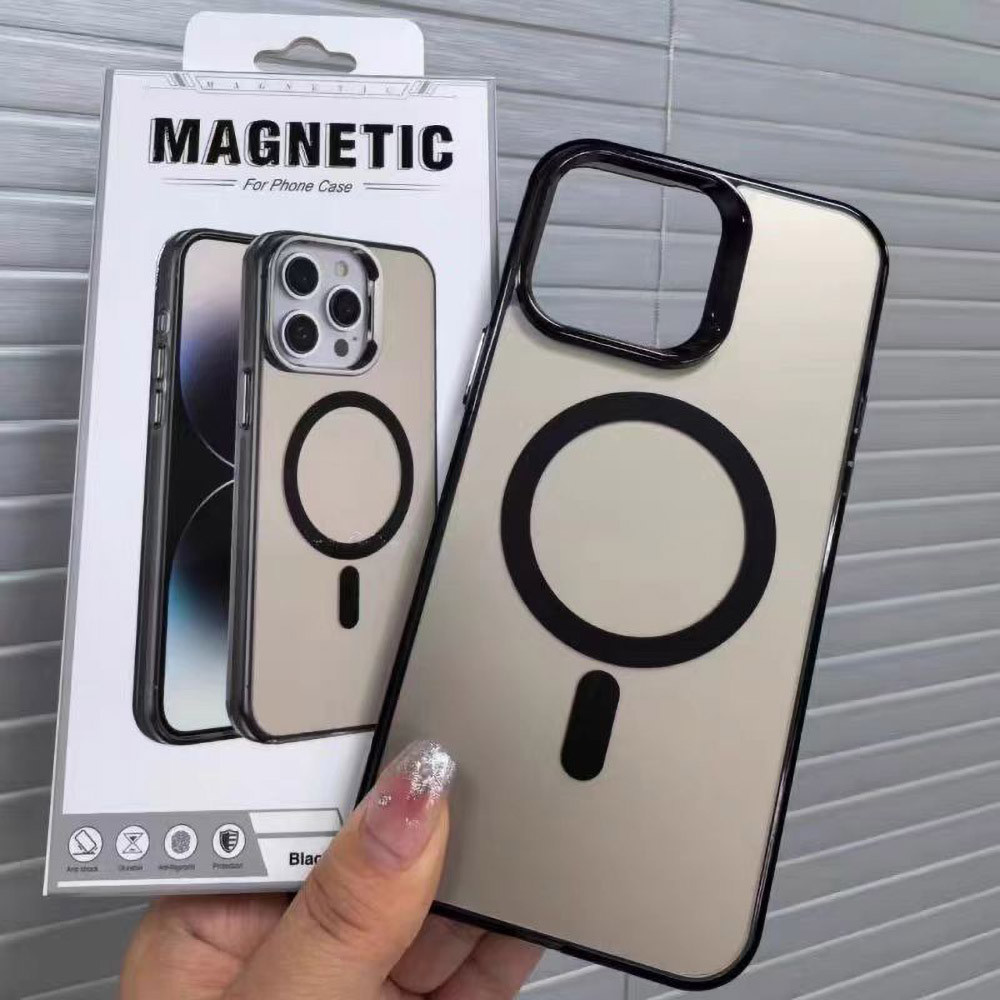 Plating Wireless Charging Magnetic Case For iPhone 17 16 15 11 13 14 12 ...