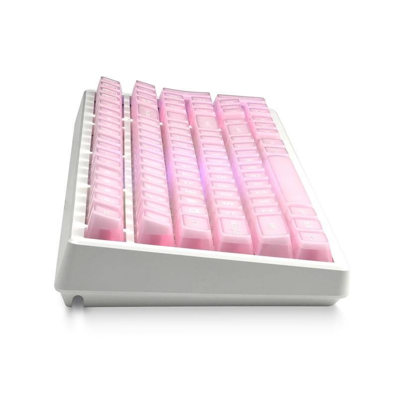 Keycaps Set SA Profile PBT Half Shine Through White Marble Keycap For ...