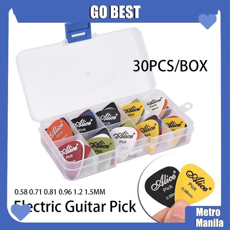 30Pcs/Set Electric Guitar Pick Acoustic Music Picks Plectrum Guitar ...