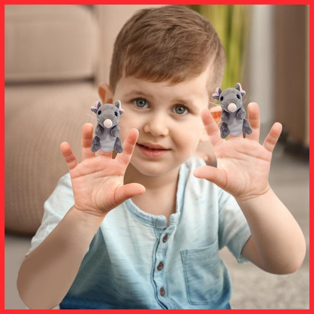 Toddler Finger Puppets Mice Storytelling Role Play Toys Story-Telling ...