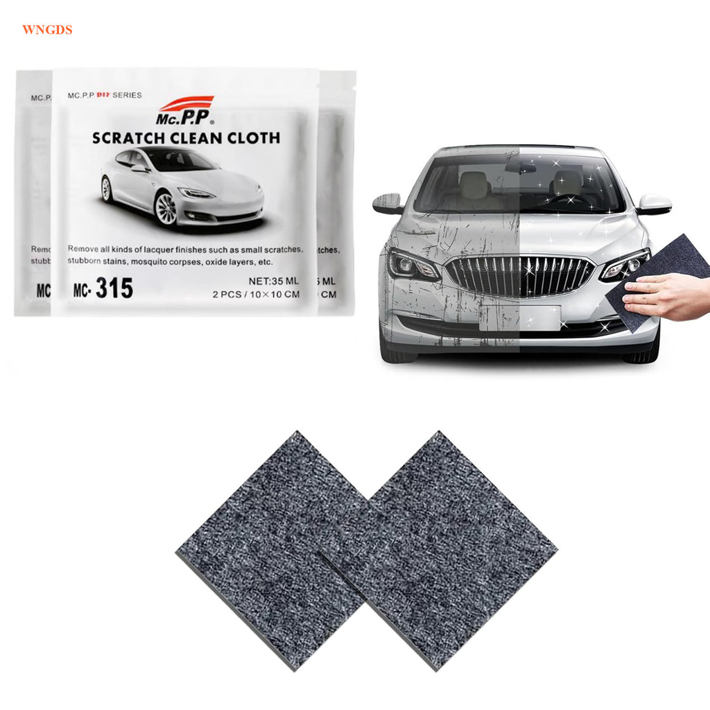 2pack Magic Car Scratch Repair Cloth Nano Cloth Surface Scuffs Fix Car ...