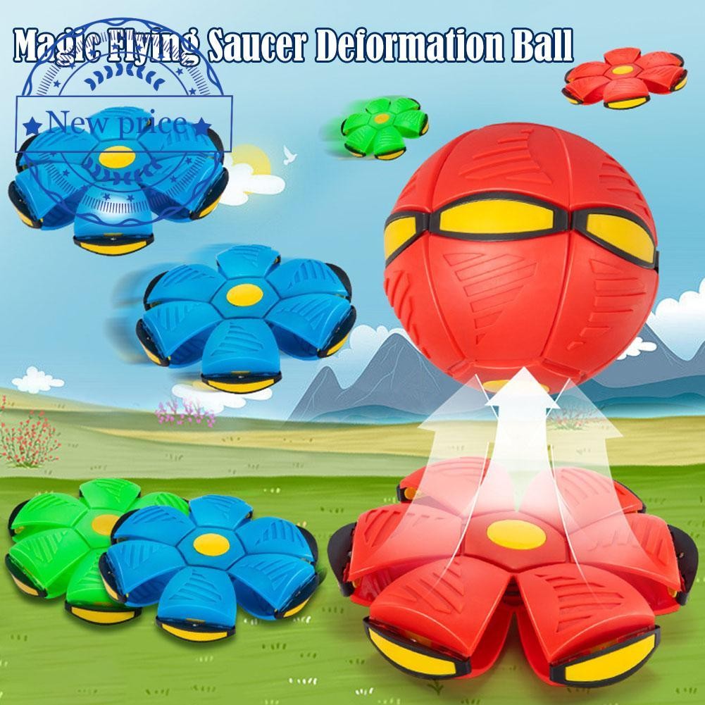 Flying Saucer Ball Magic Deformation Ufo With Led Light Flying Toys ...