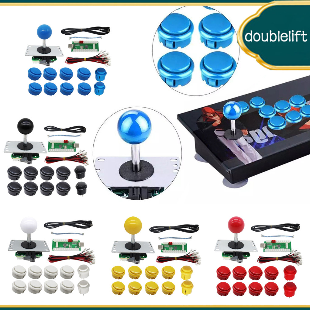 Ade Joystick Replaced Part Gaming Buttons Compact Size DIY Prop ...