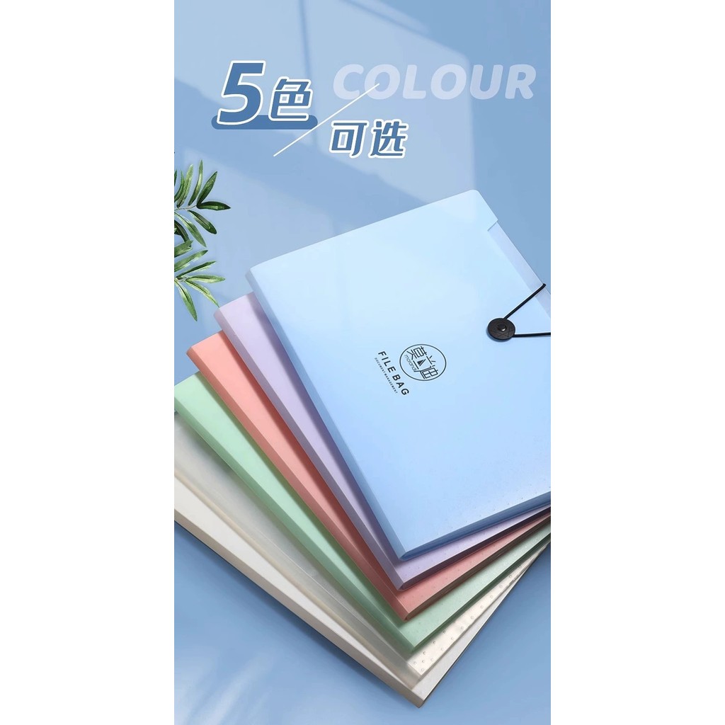 8 Pockets Accordion Document File Folder Organizer Expanding File ...