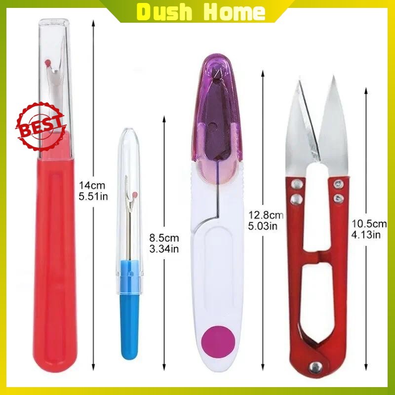 4pcs/Set Sewing Seam Ripper Kit Thread Seam Remover Stitch Unpicker ...