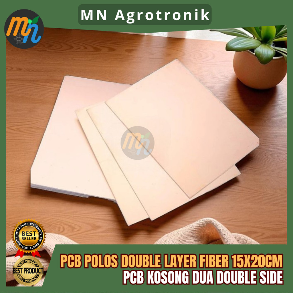 PLAIN DOUBLE LAYER PCB FR4 FIBER 15X20CM EMPTY TWO DOUBLE SIDE PCB ...