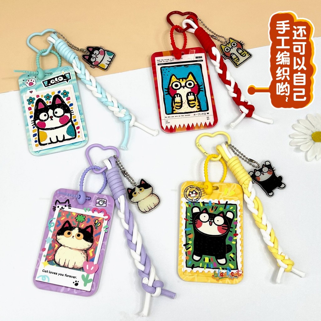 Back To School Aesthetic Cat ID Holder 2025 Waterproof Hard Case for ...