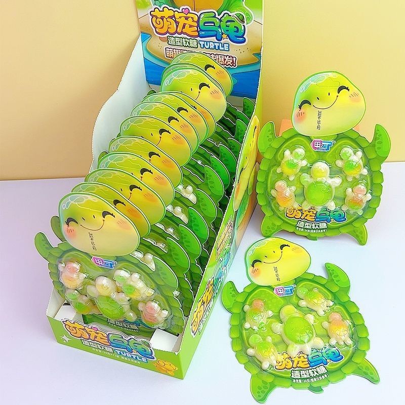 Cute Cute Pet Turtle Shaped Gummy Cicada Baby Sweet Sour Fruit Flavor ...