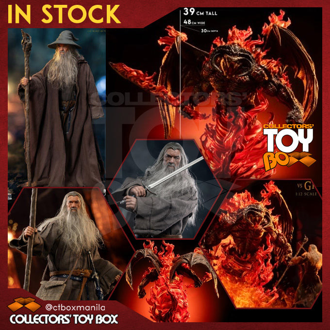 [BUNDLE] Hell Cat Studio 1/12 Grey Wizard Vs Abyss Demon Balrog Statue ...