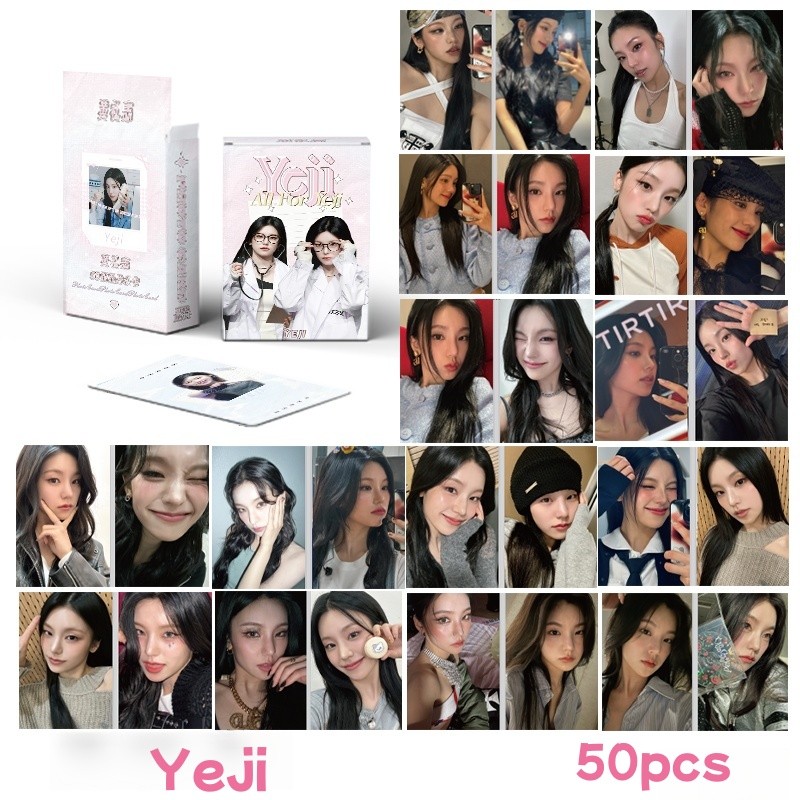 50-55pcs/box ITZY New Album KILL MY DOUBT Photocard BET ON ME Laser Hologram Lomo Cards YEJI LIA ...