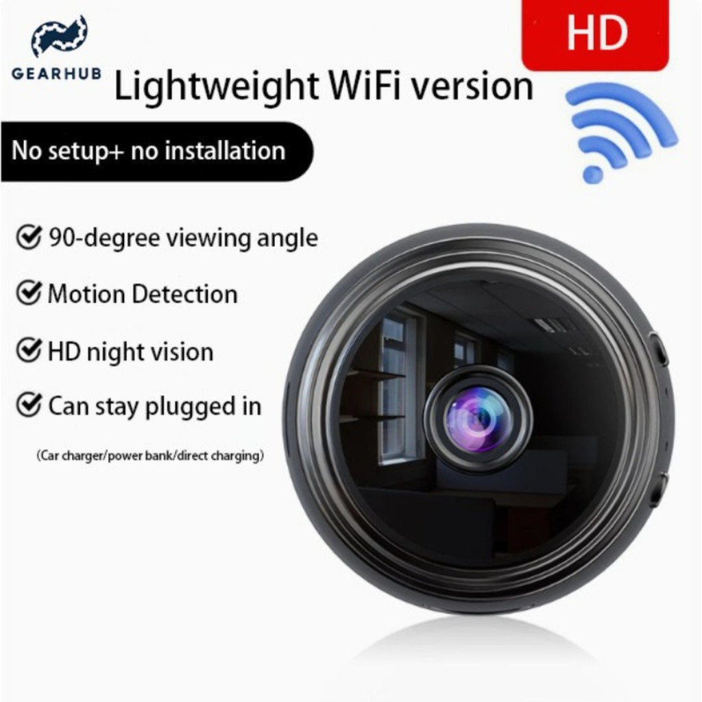 1080P HD Spy Connect Phone Portable Camera Wireless Home Surveillance ...
