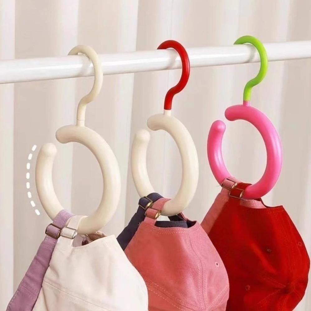 Round Scarf Tie Hanger Circular Ring Clothes Hanger Hat Rack Display ...