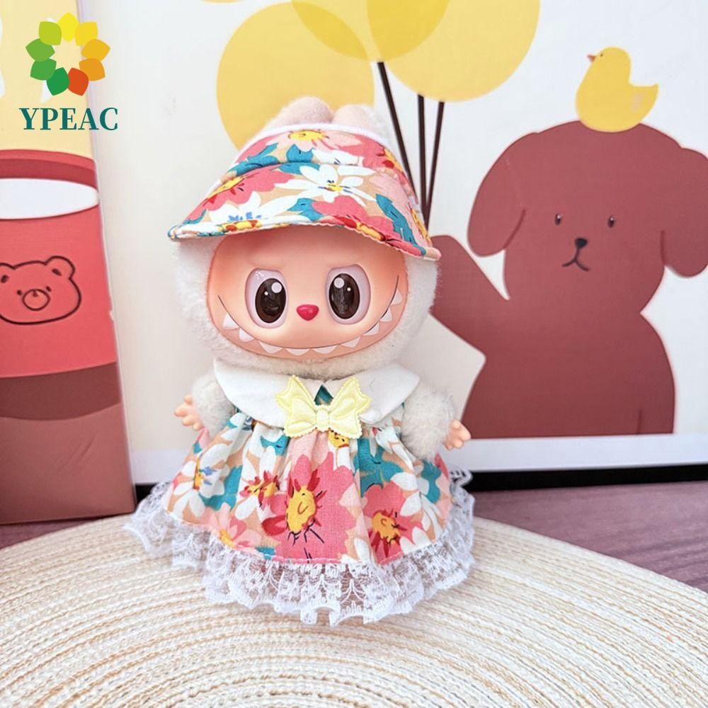 YPEAC Labubu Doll's Dress, Summer Flower Sitting Labubu Time Cloth ...