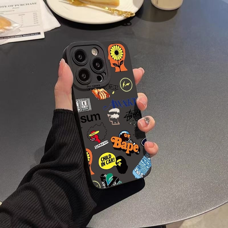 Street Style Hip-Hop Logo Applicable IPhone 7/8plus 11 16 15 14 13 ...