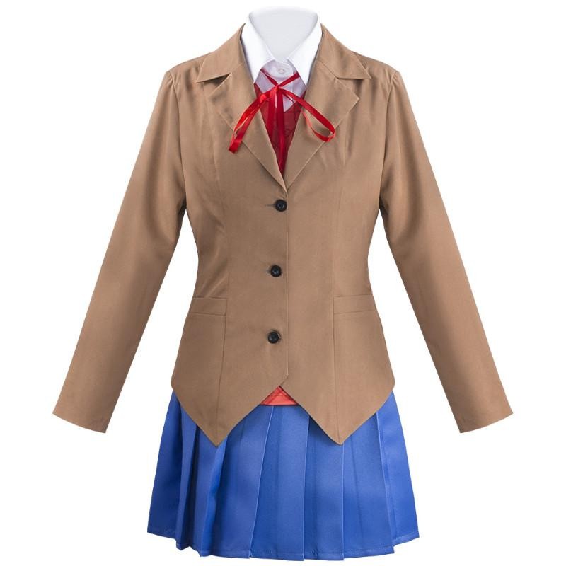 Game Doki Doki Literature Club Monika Cosplay Sayori Yuri Natsuki ...