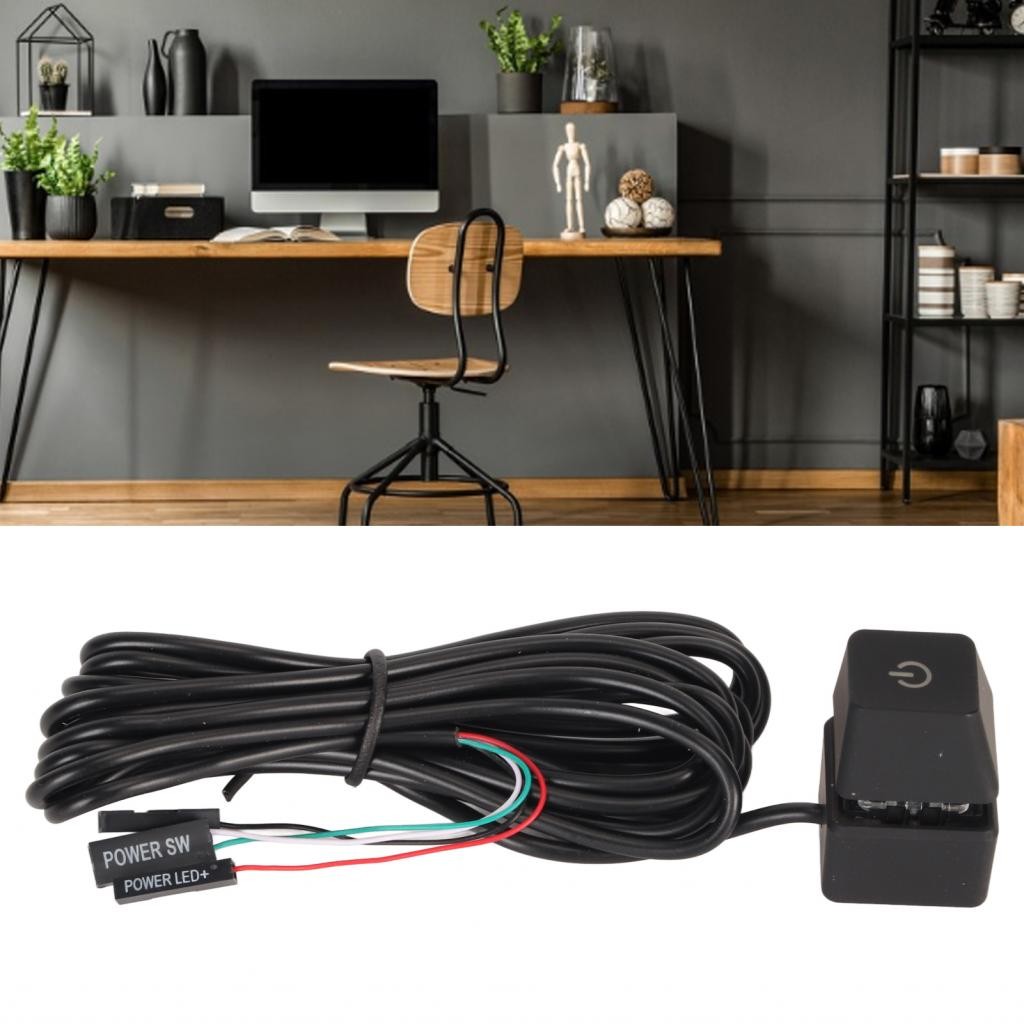 newlanrode-ph Computer Power Switch Blue Easy Operation PC Mechanical ...