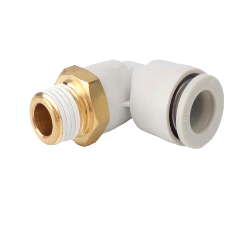 SMC type gas pipe joint external thread bending 90 degree elbow ...