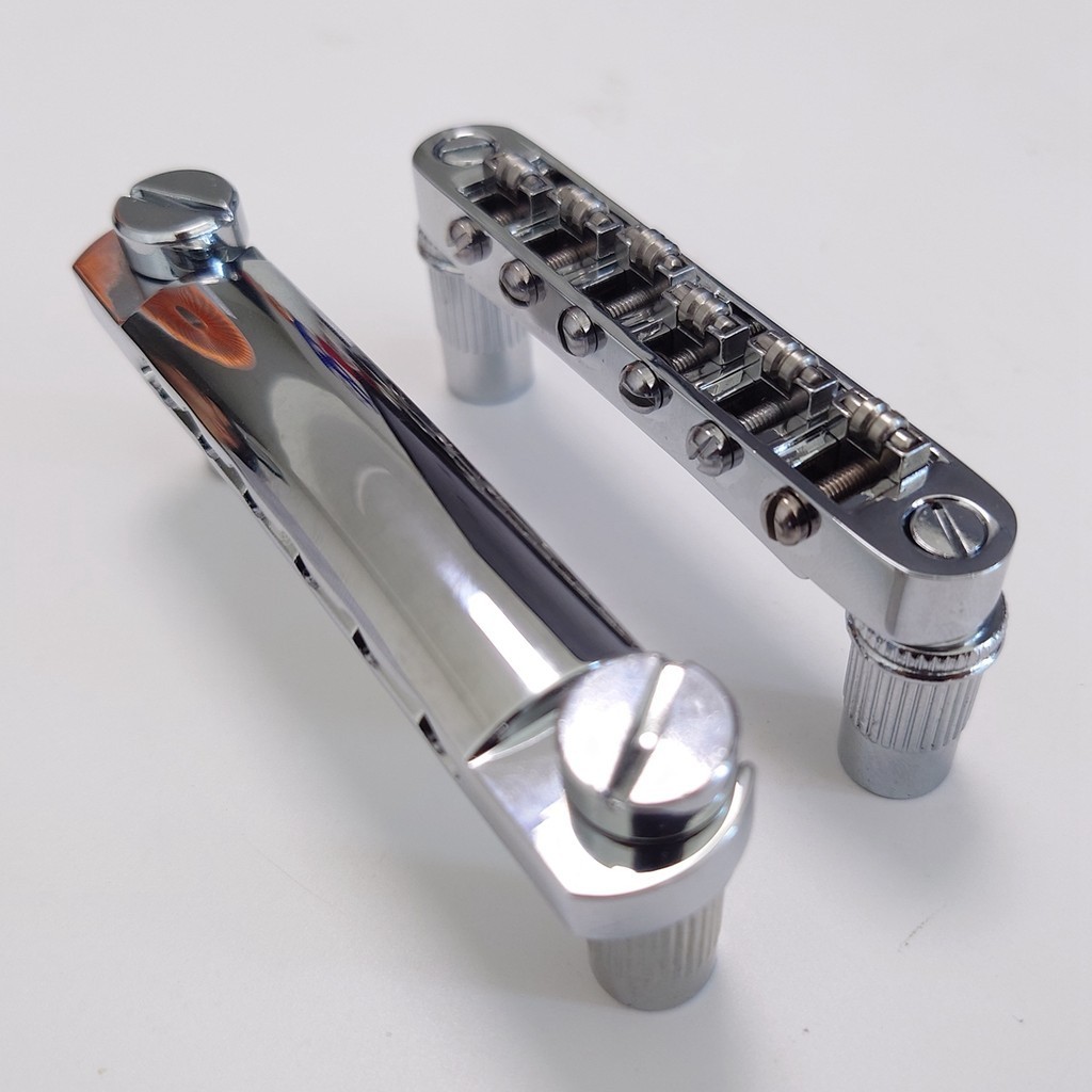 1 Set Tune-O-Matic Roller Saddle Guitar Bridge Post Hole 6.3MM and ...