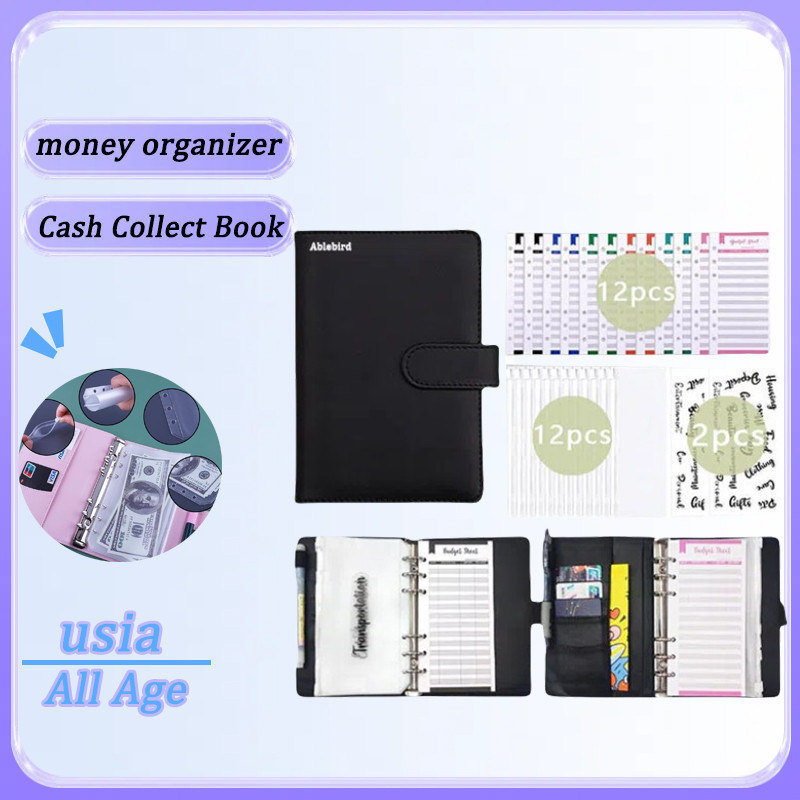 27pcs Set A6 Budget Money Organizer Photocard Binder Cash Collect Book ...