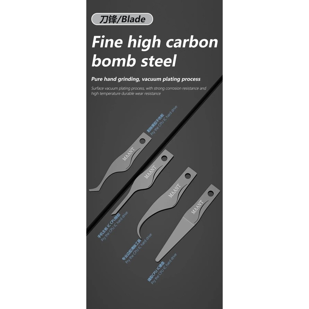 MaAnt MY-102 Multifunctional Glue Removal Knife Elastic Blade Cut Off ...