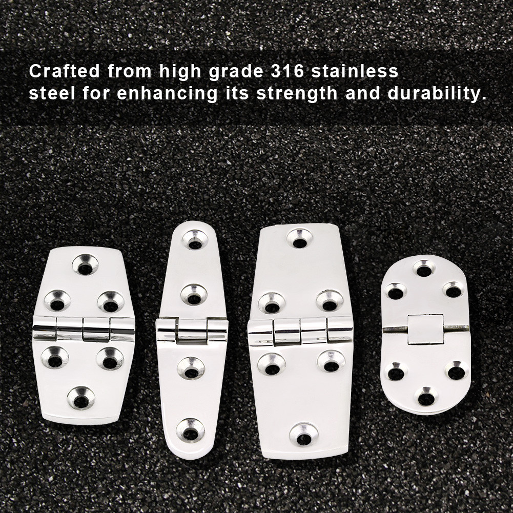Wowowi Marine Door Hinge 316 Stainless Steel Boat Flush Hatch Stamping ...