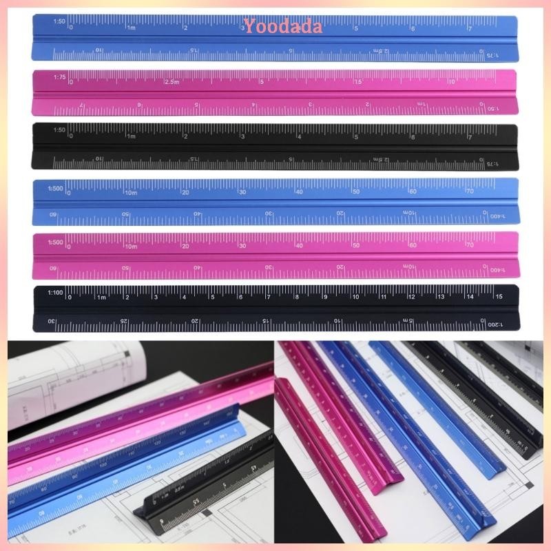 Yoo Scale Ruler for Architects Triangular Building Ruler Triangle ...