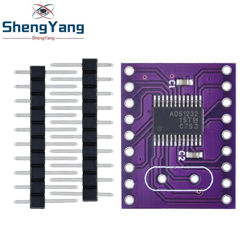 RQCJMCU-1232 ADS1232 24-bit Ultra Low Noise Analog to Digital Converter ...