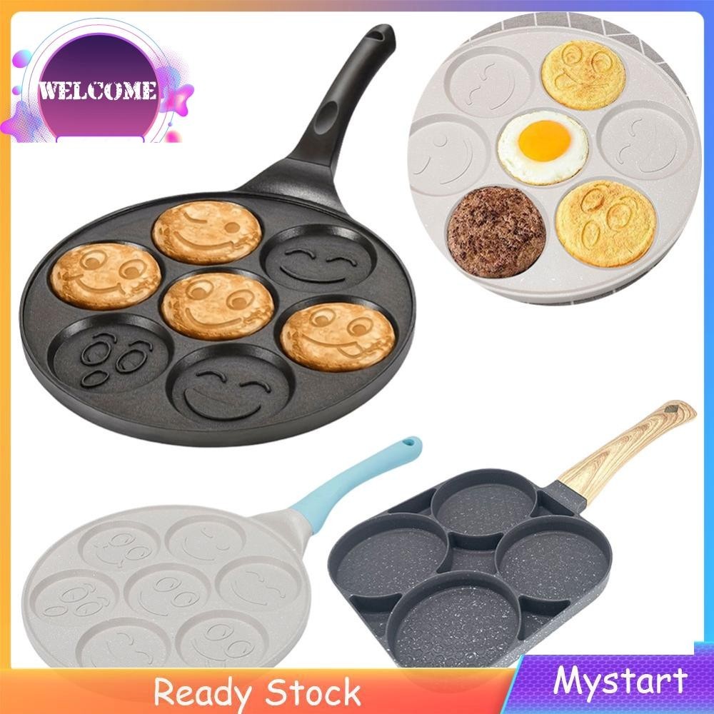 7/4 Cup Pancake Pan Non-stick Griddle Pancake Maker for Kids Breakfast ...