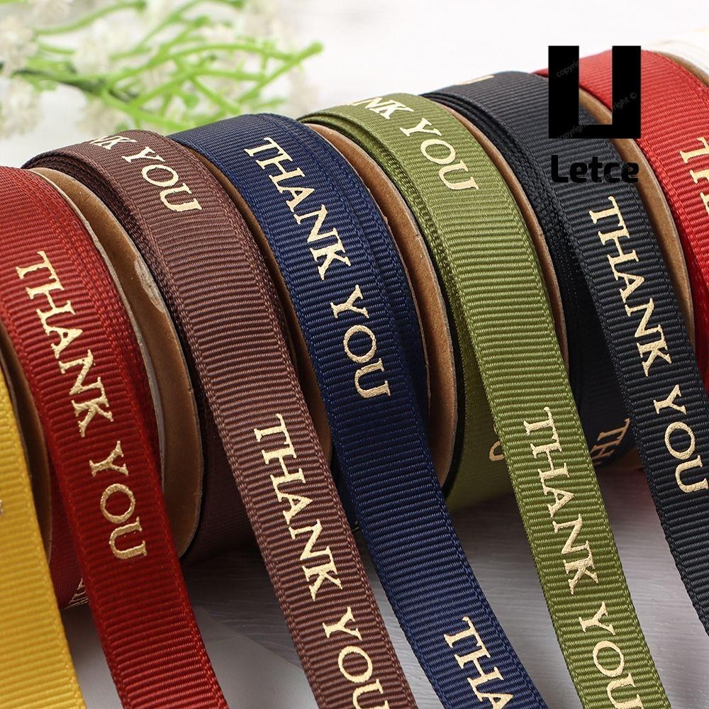 LETCE Thank You Ribbon Birthday Decoration Cake Decorative Gift Flower ...